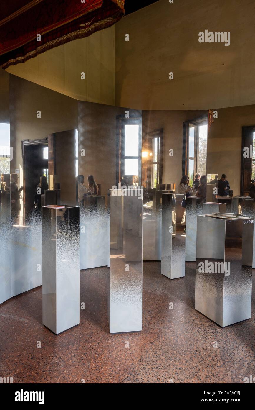 Milan, Italy - april 7 2025 -Fuorisalone Milan design week - Alcova ...