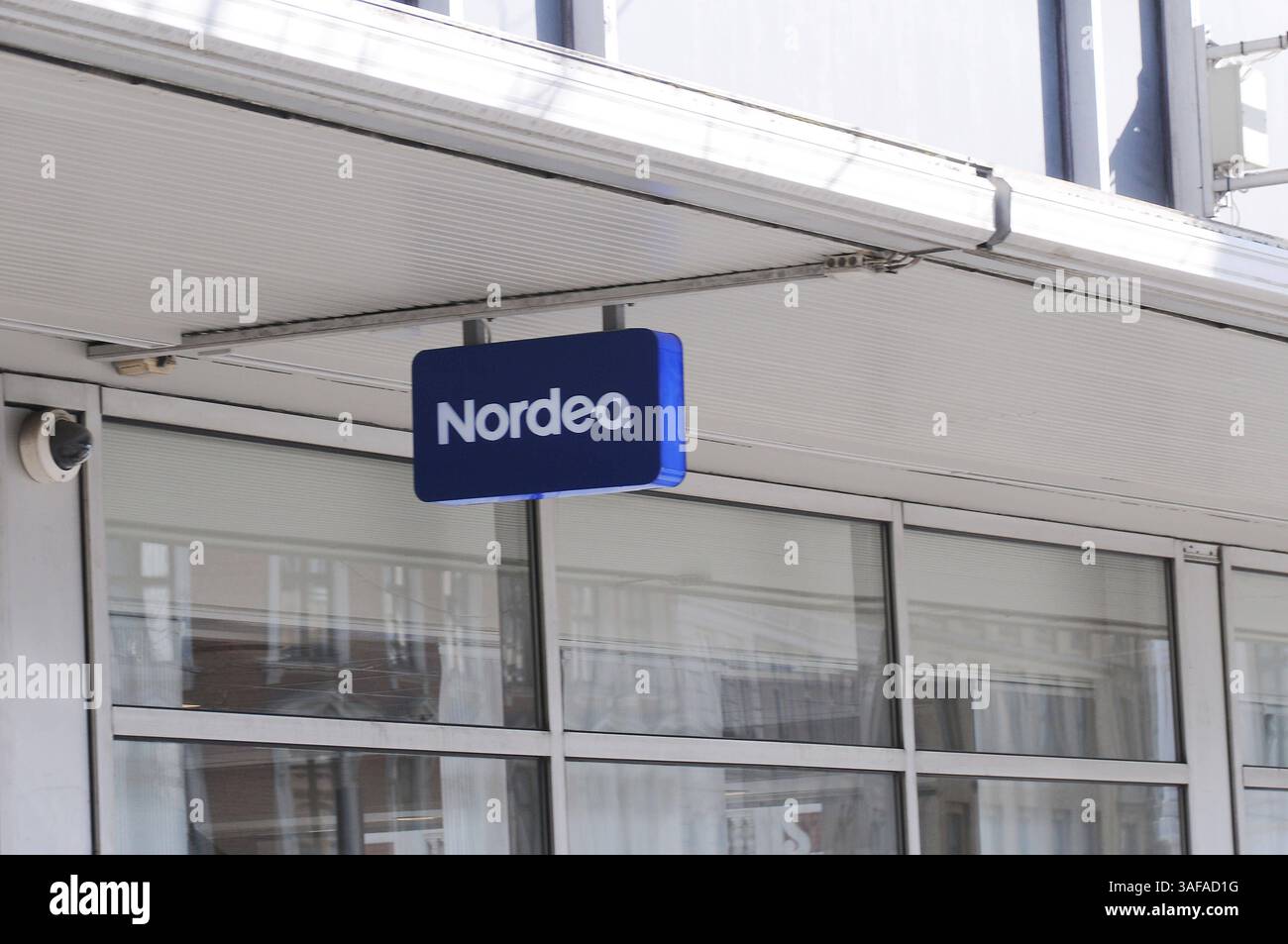 Copenhagen/ Denmark/07 april 2025/Nordea bank in danish capital ...