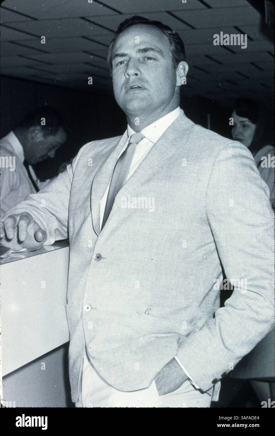 Jun 01, 1963; Hollywood, California, USA; 1963, Pictured: MARLON BRANDO ...
