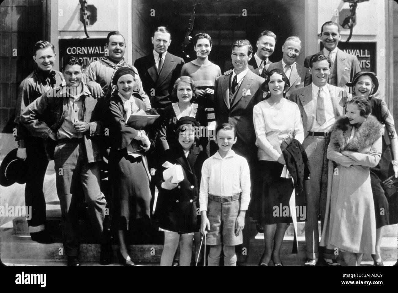 Jun 01, 1935; Hollywood, California, USA; 1935, Pictured: ALL-STAR GROUPS, RICHARD ARLEN, CLIVE ...