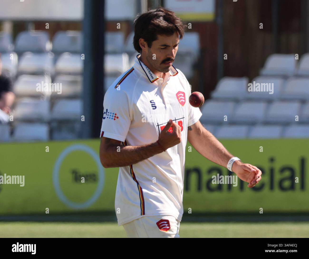 Chelmsford, UK. 07th Apr, 2025. CHELMSFORD, ENGLAND - Essex's Shane ...
