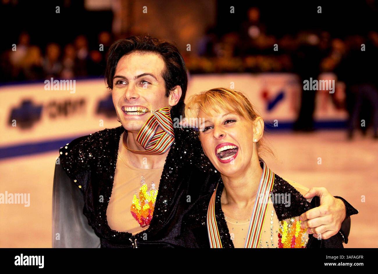 Mar 23, 2001; Vancouver, BC, Canada; BARBARA FUSAR POLI & MAURIZIO ...
