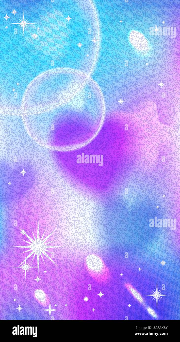 Y2K aesthetic abstract background. Stock vector illustration in retro ...