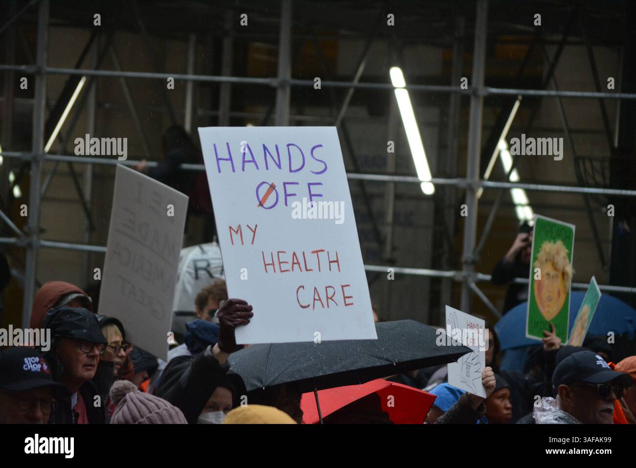 Hands Off rally against the Trump Administration and Elon Musk's DOGE ...