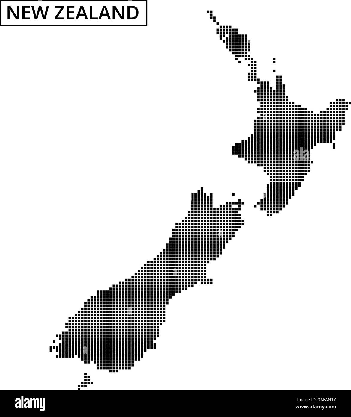 This graphic showcases a stylized map of New Zealand, featuring a ...