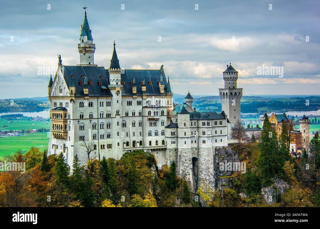 Neuschwanstein castles stunning architecture in hi-res stock photography and images - Alamy