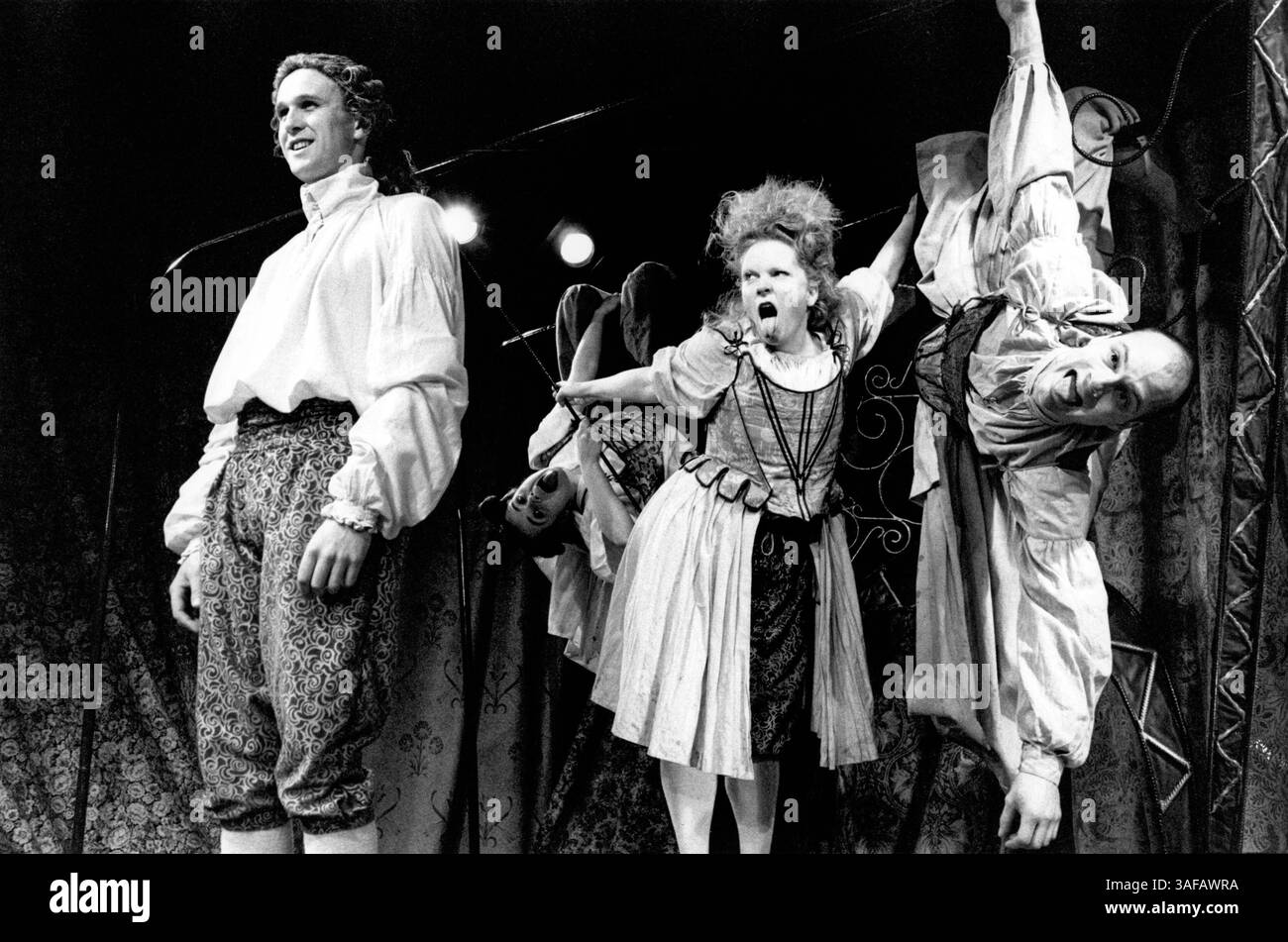 l-r: Tim Crouch (Thomas Chatterton), Karen Hayes (Mary Chatterton ...