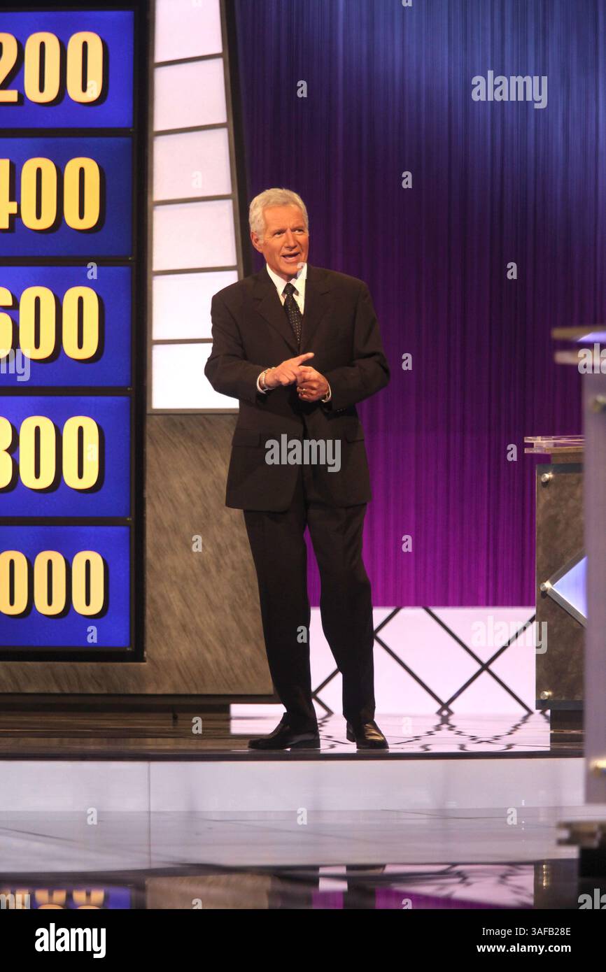 Jan 09, 2009 - Las Vegas, Nevada, USA - Jeopardy! game show host ALEX ...