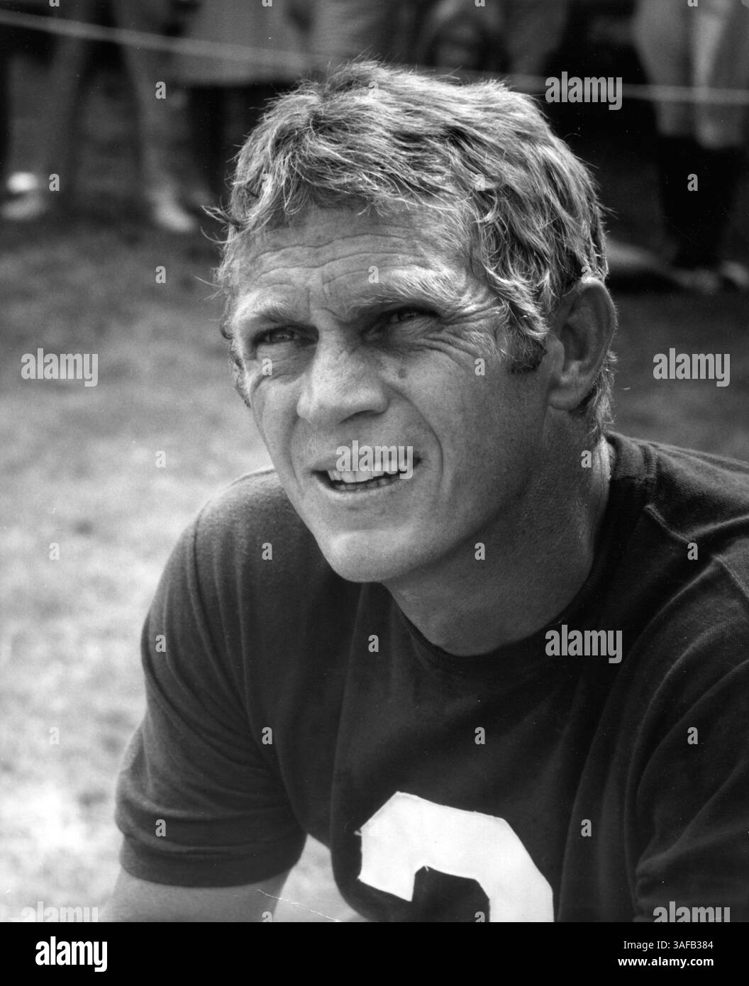 Jun 01, 1968; Los Angeles, CA, USA; Actor STEVE MCQUEEN relaxes after ...
