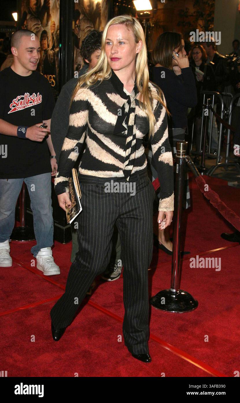 Dec 03, 2003; Westwood, CA, USA; PATRICIA ARQUETTE attending The 'Lord ...