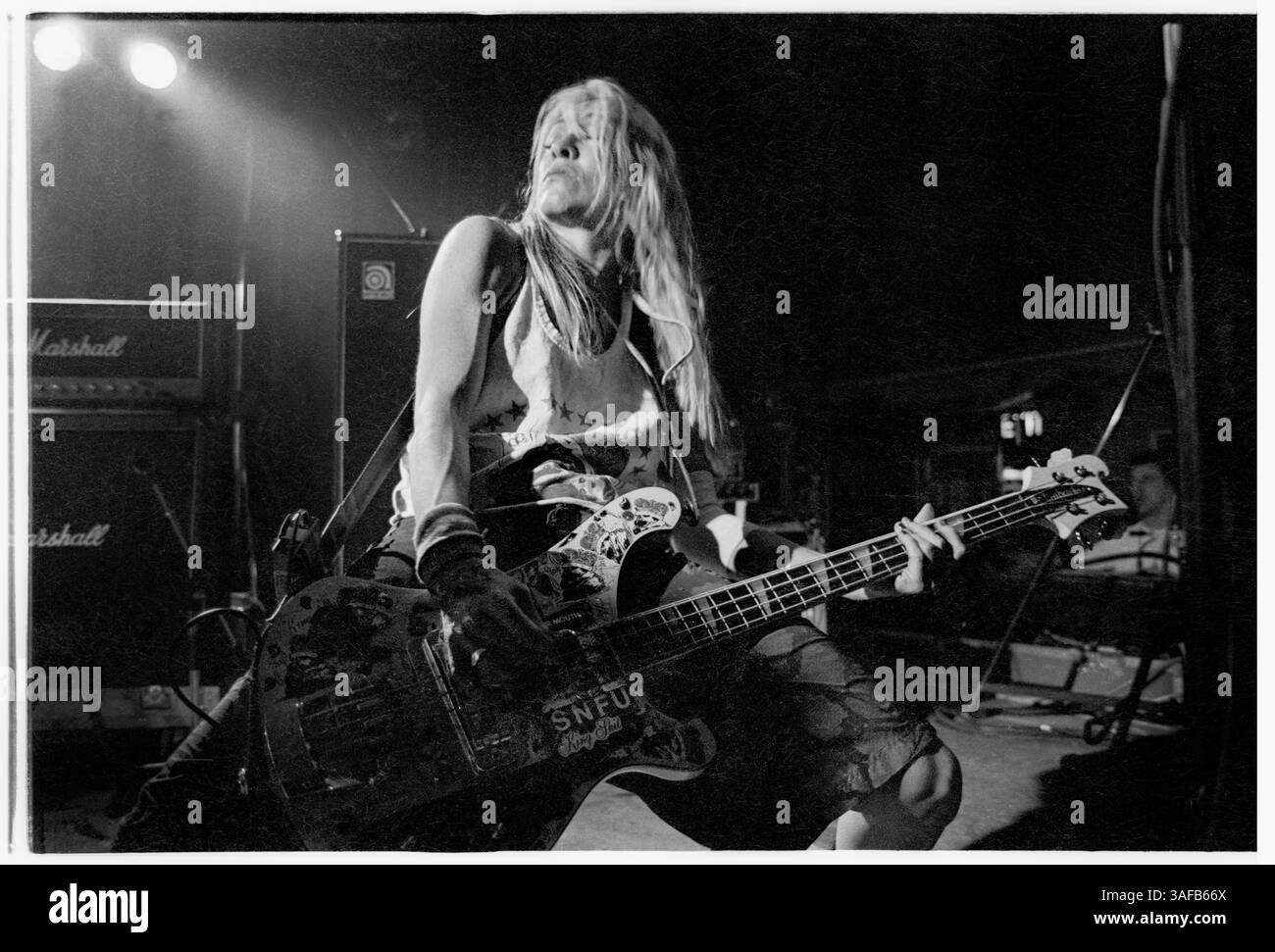 NOTE: THIS OLD NEGATIVE SHOWS SOME MARBLE SURFACE DAMAGE. BELLY ...