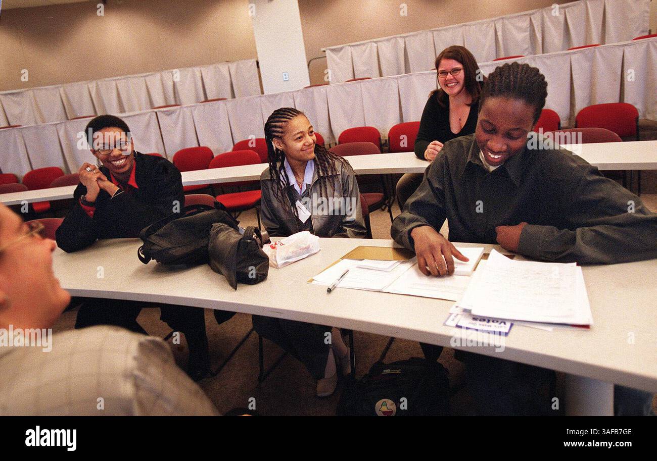 Teachers Rachel Raymond (far left) and Christine Grose (second from ...