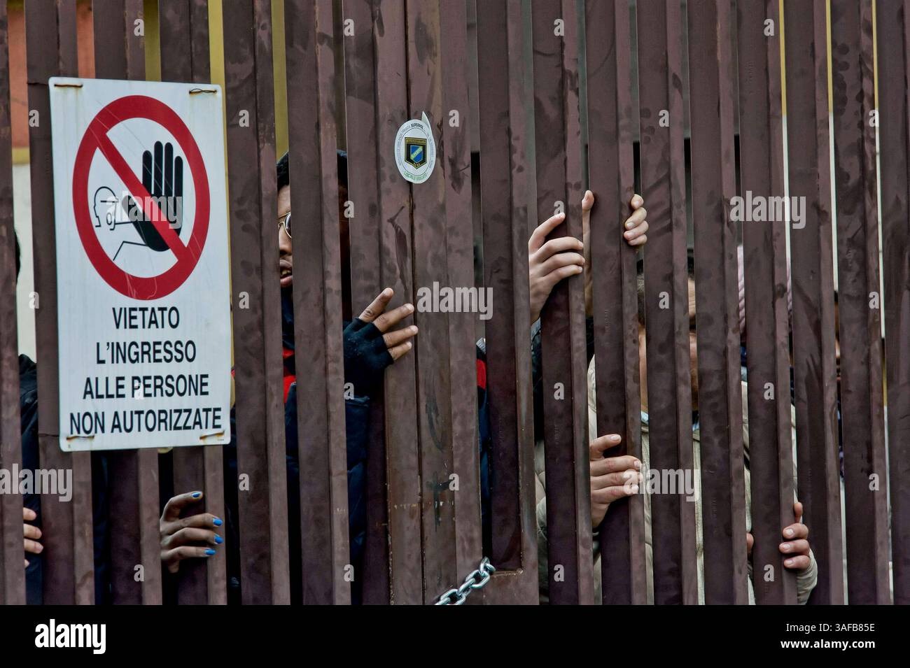 Homeless people occupy former customs house in Rome ROME, ITALY ...