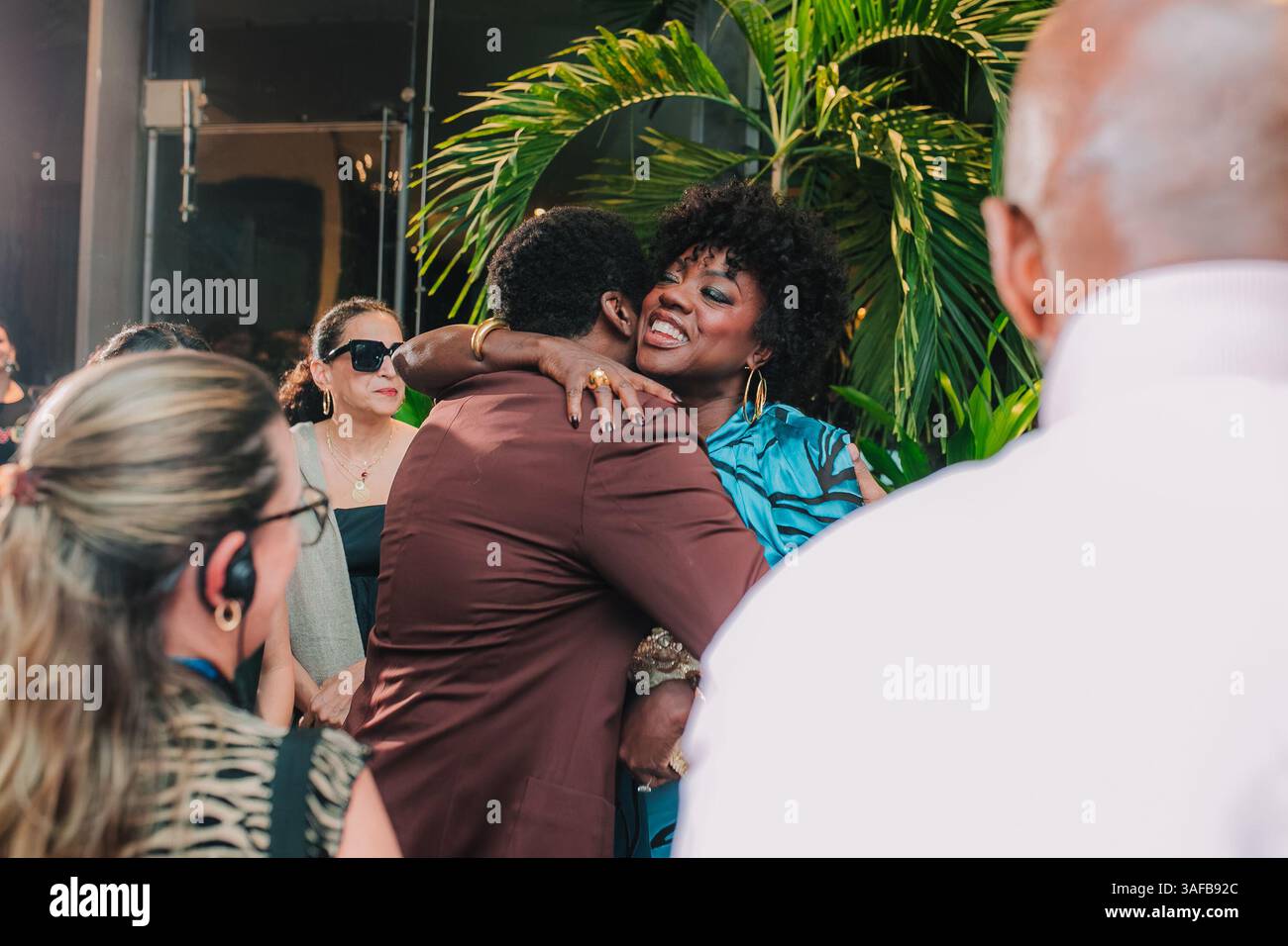 Rio de Janeiro, April 4, 2025 - EGOT winner Viola Davis touched down in ...