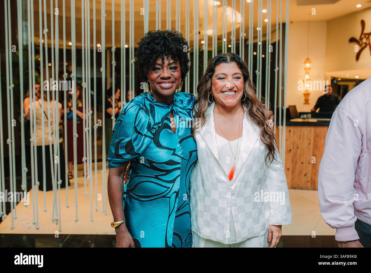 Rio de Janeiro, April 4, 2025 - EGOT winner Viola Davis touched down in ...