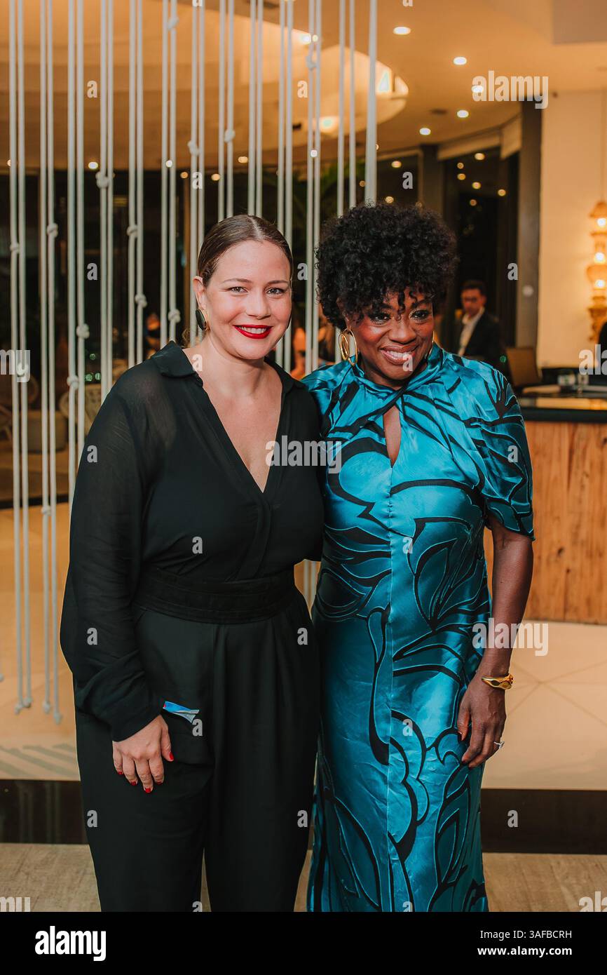 Rio de Janeiro, April 4, 2025 — EGOT winner Viola Davis touched down in ...