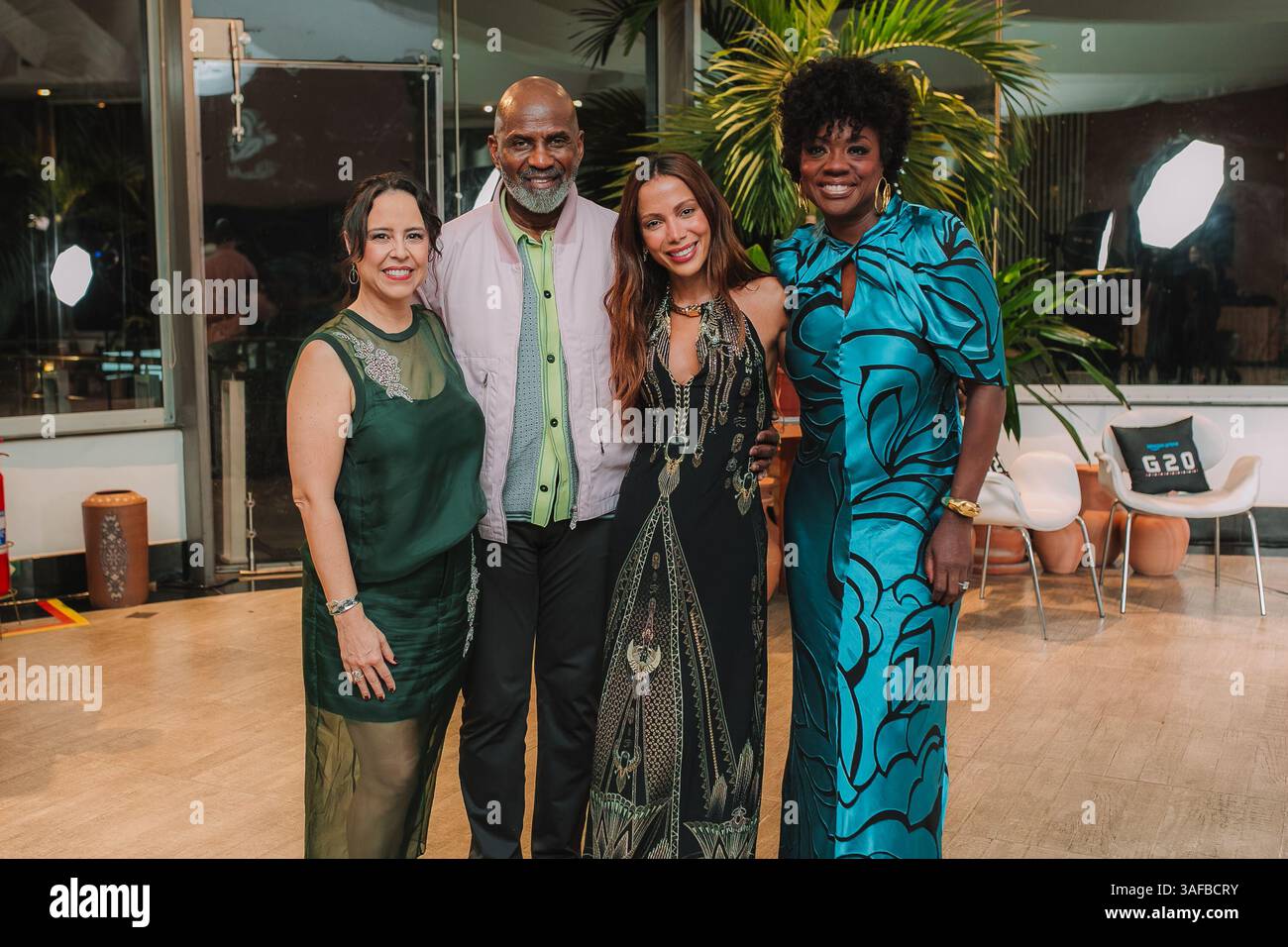 Rio de Janeiro, April 4, 2025 - EGOT winner Viola Davis touched down in ...
