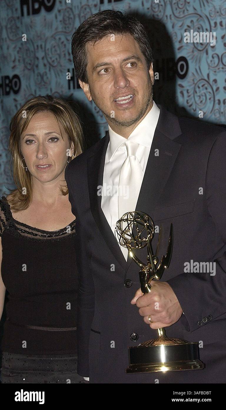 Sep 18, 2005; Los Angeles, CA, USA; ANNA ROMANO (L) and RAY ROMANO with ...