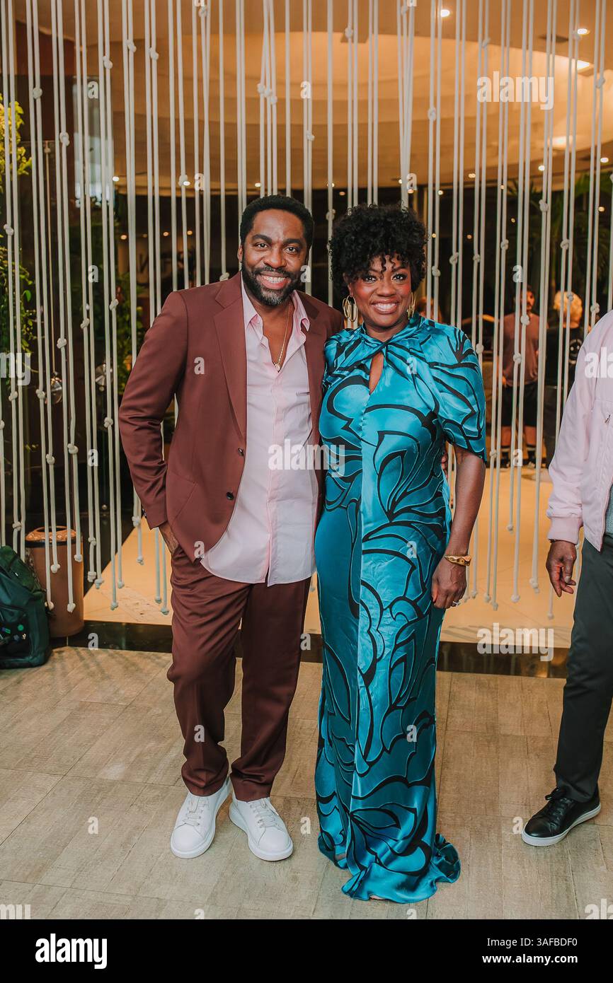Rio de Janeiro, April 4, 2025 - EGOT winner Viola Davis touched down in ...