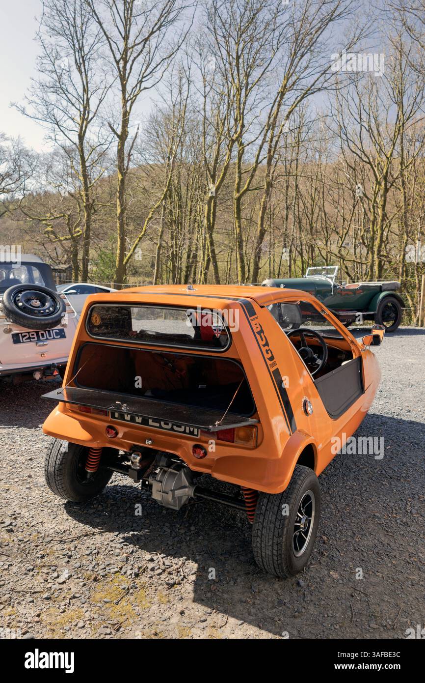 Bond Bug rear view. Lakeland Historic Car Club Meet 2025 Stock Photo ...
