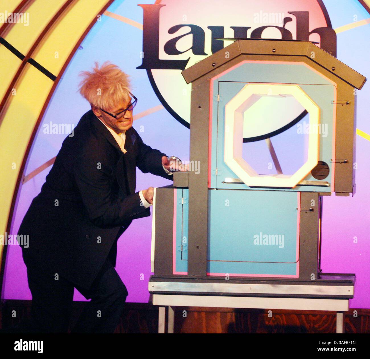 MURRAY SAWCHUCK, a stage illusionist and magician performs his act ...