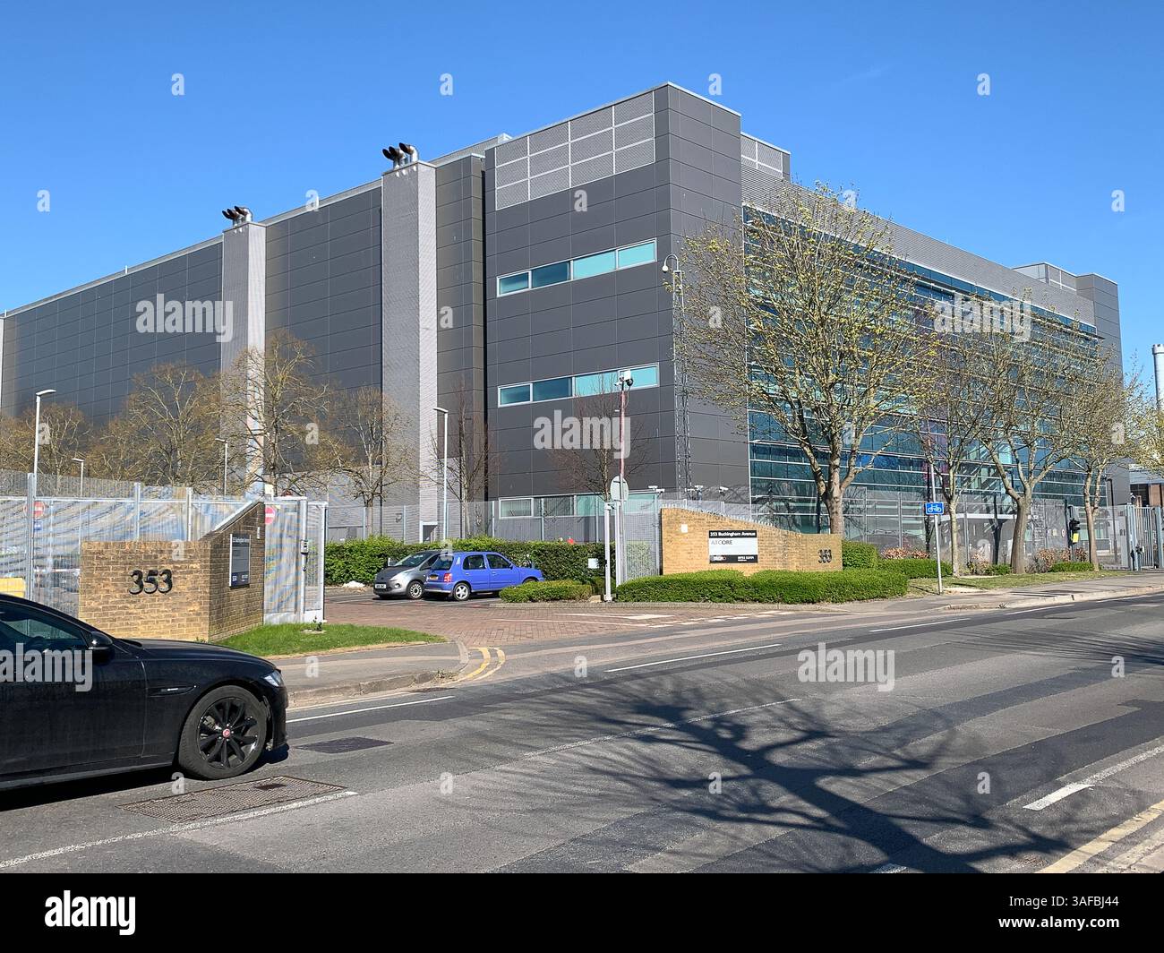 Slough, UK. 2nd April, 2025. A Segro Atcore building on Slough Trading ...