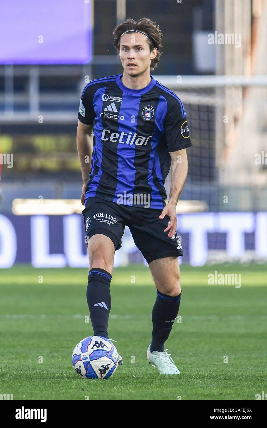 Pisa, Italy. 07th Apr, 2025. Markus Solbakken (Pisa) during AC Pisa vs ...