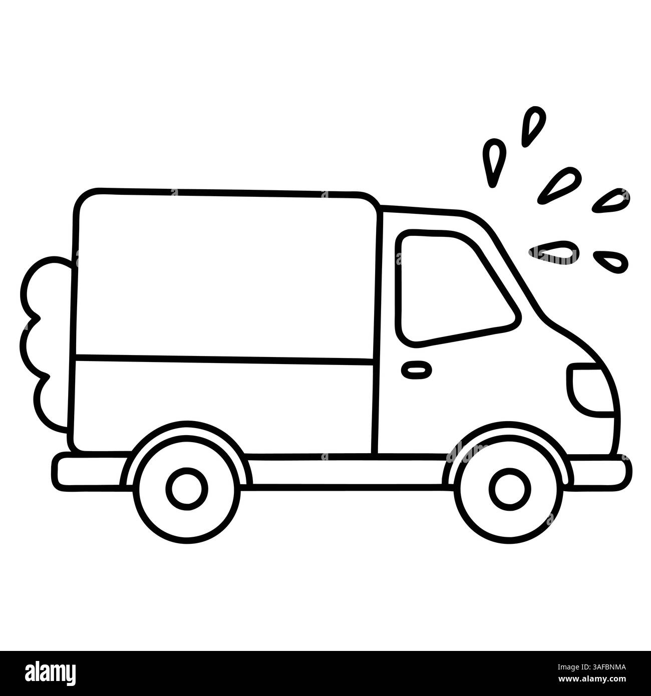 Vehicles Coloring Pages for Kids – Educational Transport Fun to Color ...