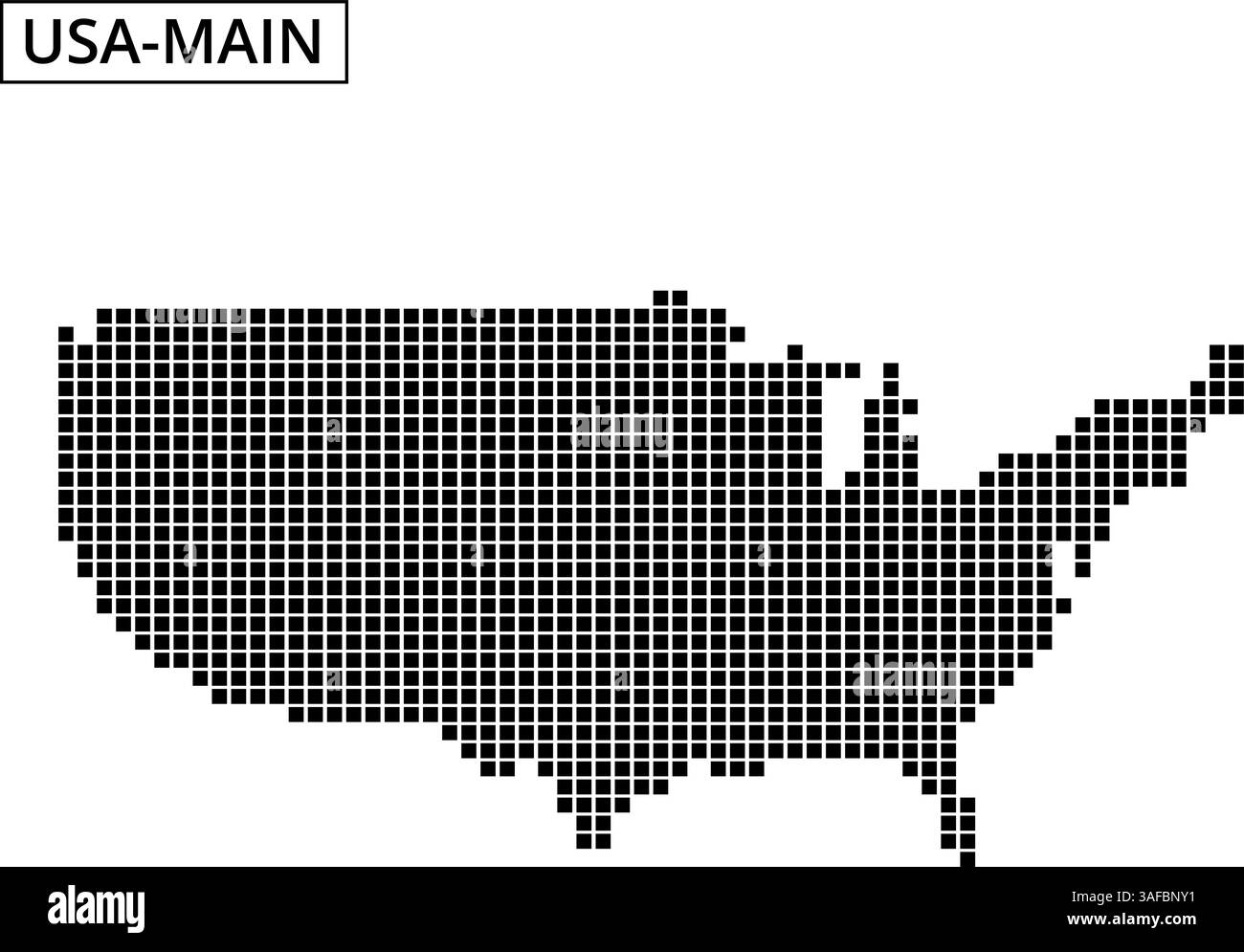 A dot-style illustration outlines the geographical boundaries of the ...