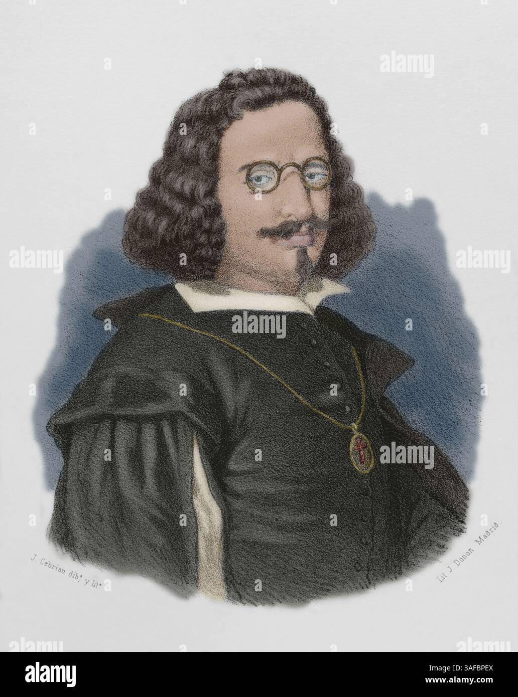 Francisco de Quevedo (1580-1645). Spanish writer of the Spanish Golden ...