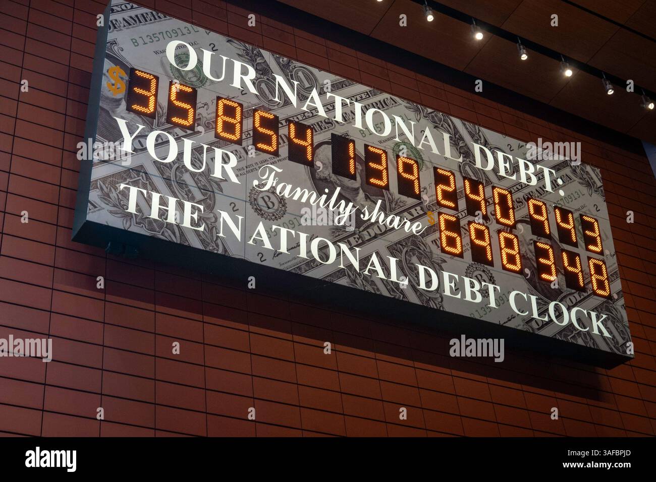 National Debt Clock, Times Square, NYC, USA 2025 Stock Photo - Alamy