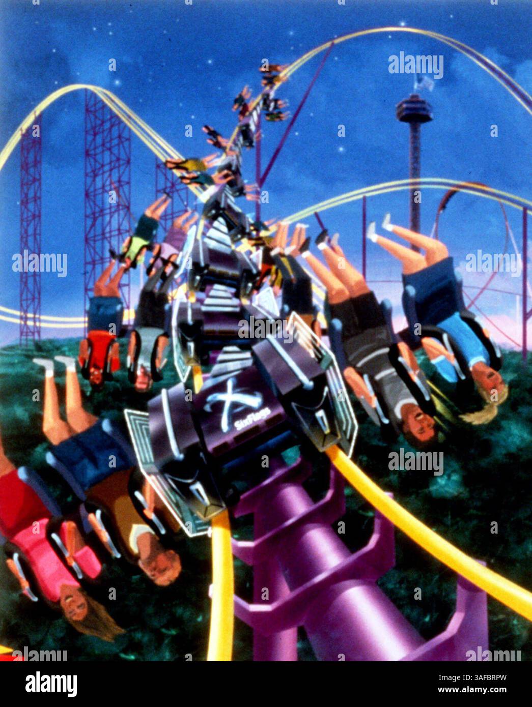 Deja vu six flags magic mountain hi-res stock photography and images ...