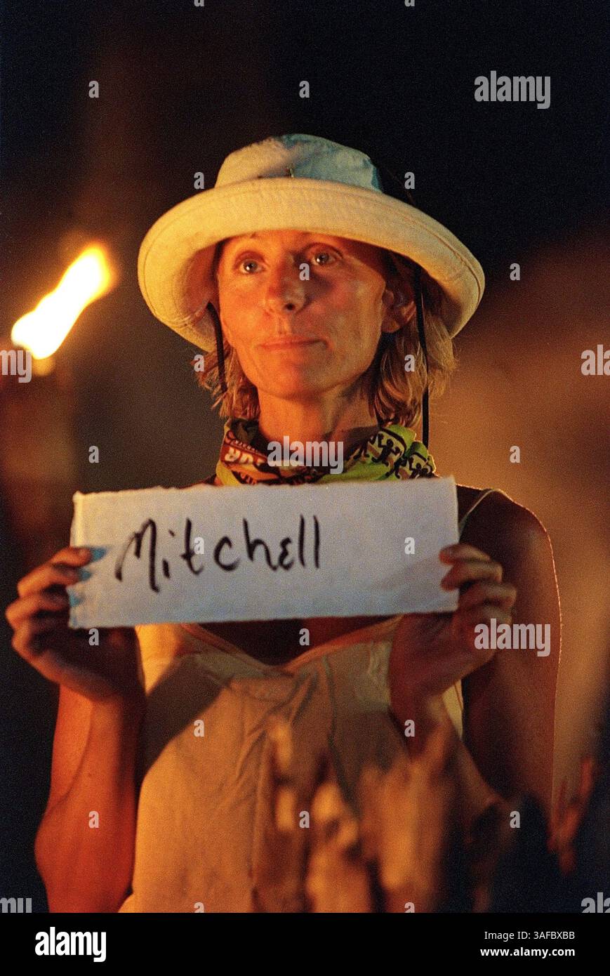 Feb 15, 2001; Out Back, AUSTRALIA; SURVIVOR: On the second episode of ...