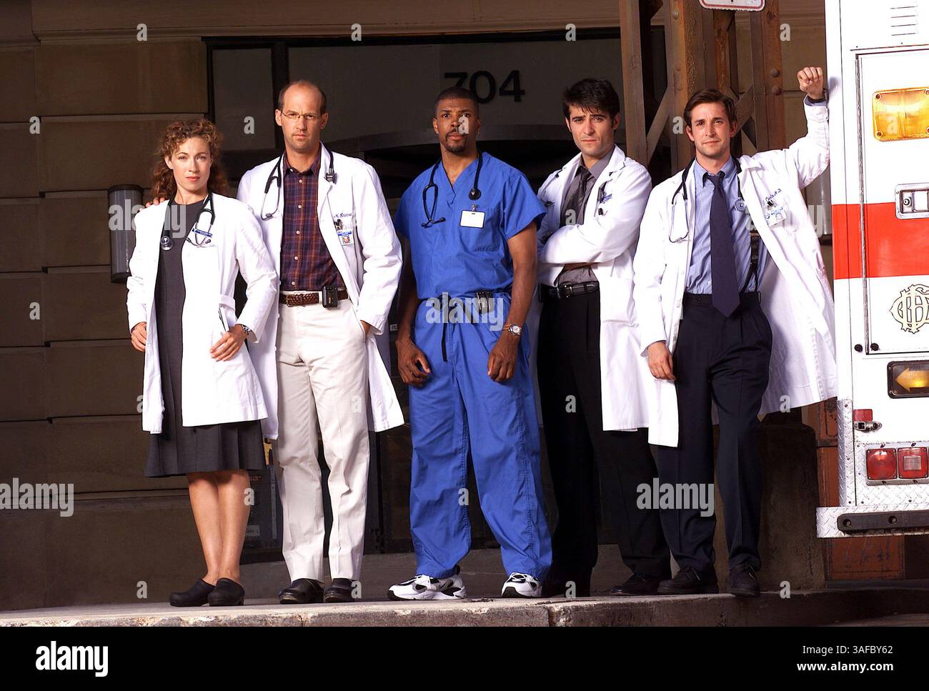 Jun 17, 2001; Hollywood, CA, USA; NBC's TV Series 'ER' Actors (L-R ...