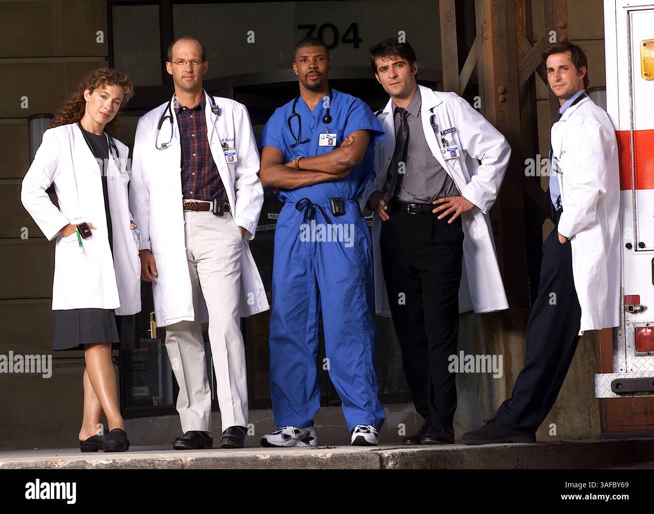 Jun 17, 2001; Hollywood, CA, USA; NBC's hit drama series 'ER.' Actors ...
