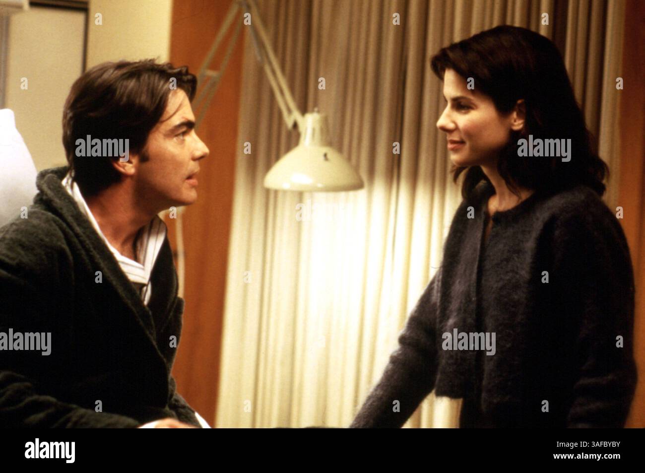 Jul 01, 2001; Hollywood, CA, USA; (l-r) Actor PETER GALLAGHER as Peter ...