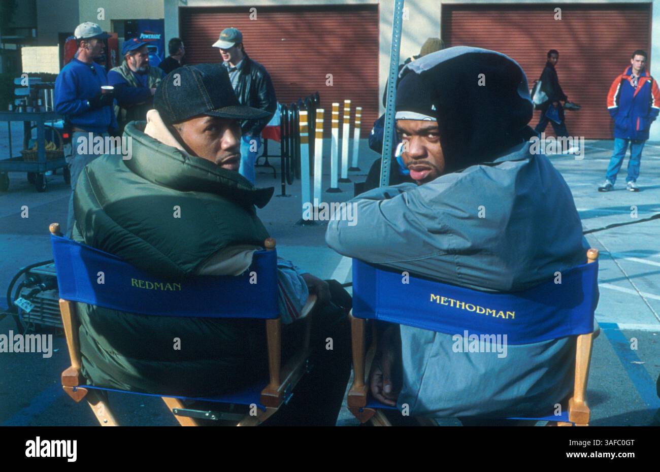 Dec 03, 2001; Hollywood, California, USA; Actor/rappers METHOD MAN (R) as Silas P. Silas ...
