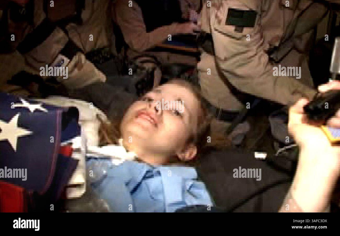 Apr 02, 2003; Nasiriya, IRAQ; Ex-POW JESSICA LYNCH (19) from Palestine ...