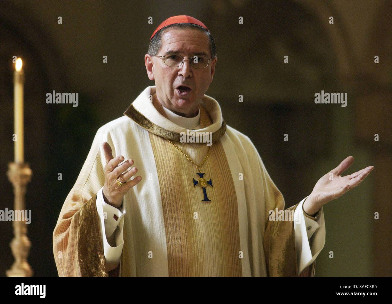 Cardinal ROGER MAHONY, Archbishop of Los Angeles and presiding ...