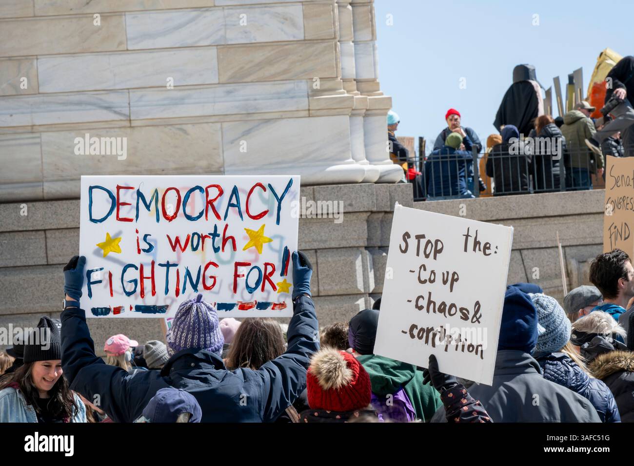 St. Paul, Minnesota. 4-5-25. Hands off rally. Demonstration over ...