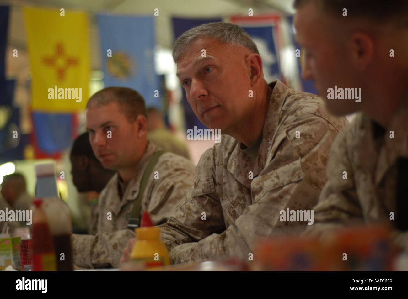 Apr 01, 2004; Camp Taqaddum, Iraq; Lt. Gen. JAMES T. CONWAY, the ...