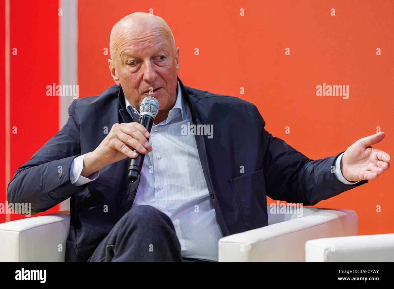 Roger de Weck, schweizer Publizist und Manager, 27.03.2025, Leipzig ...