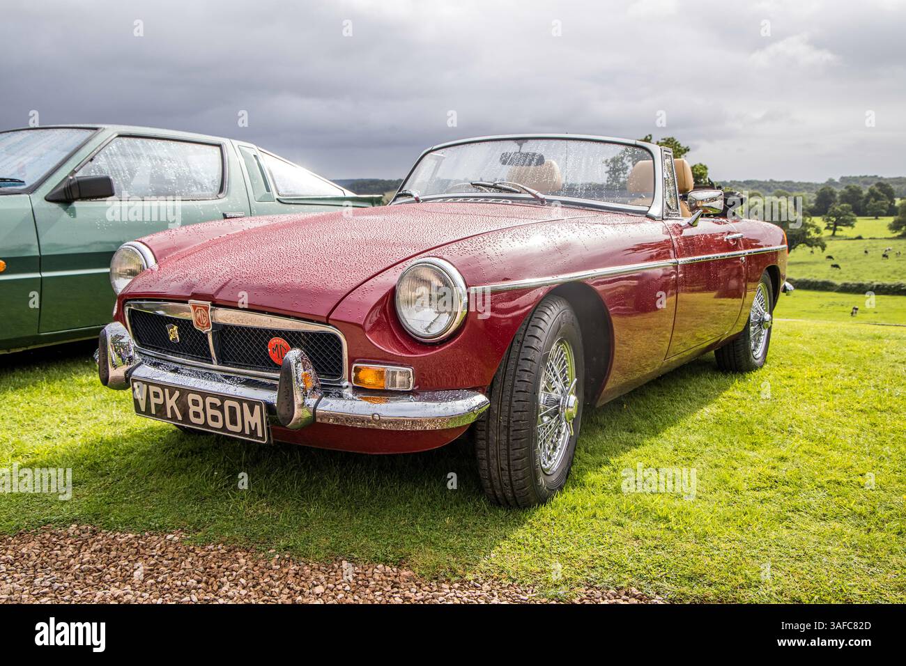 Bristol, UK- August 13, 2023: The MG Midget is a small two-seater ...