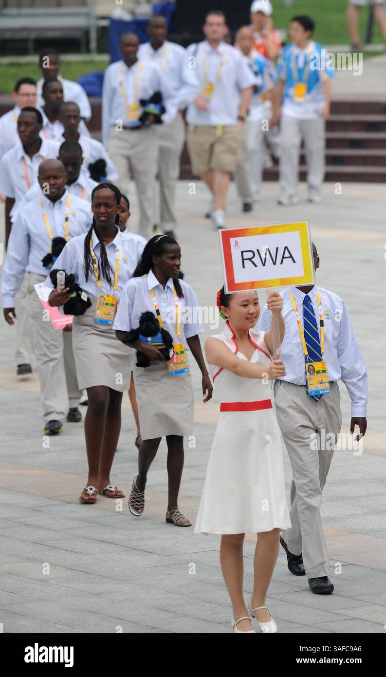 Aug 06, 2008 - Beijing, China - Members of the Olympic delegation of ...