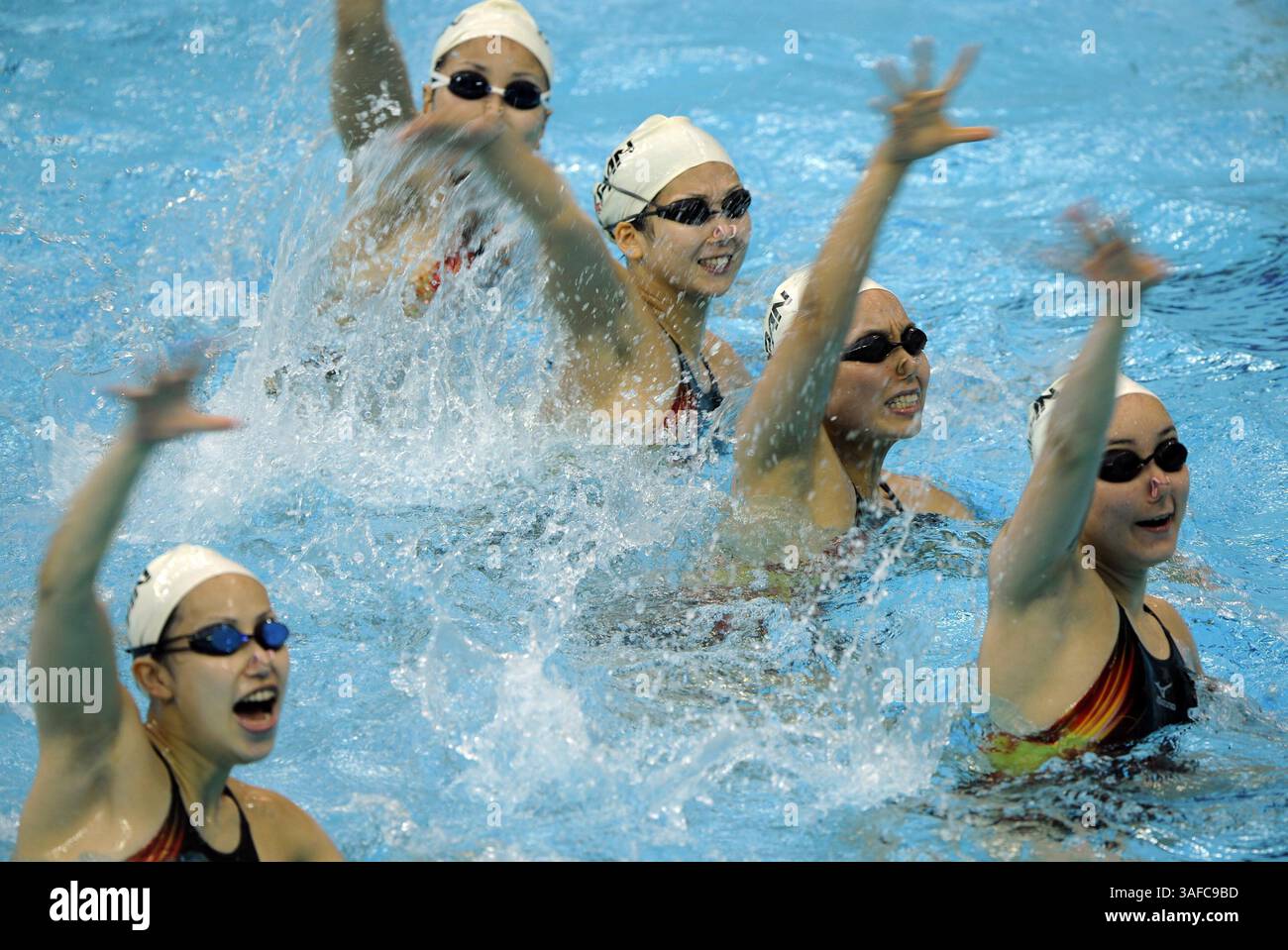 Aug 06, 2008 - Beijing, China - Members of Japanese Synchronized ...