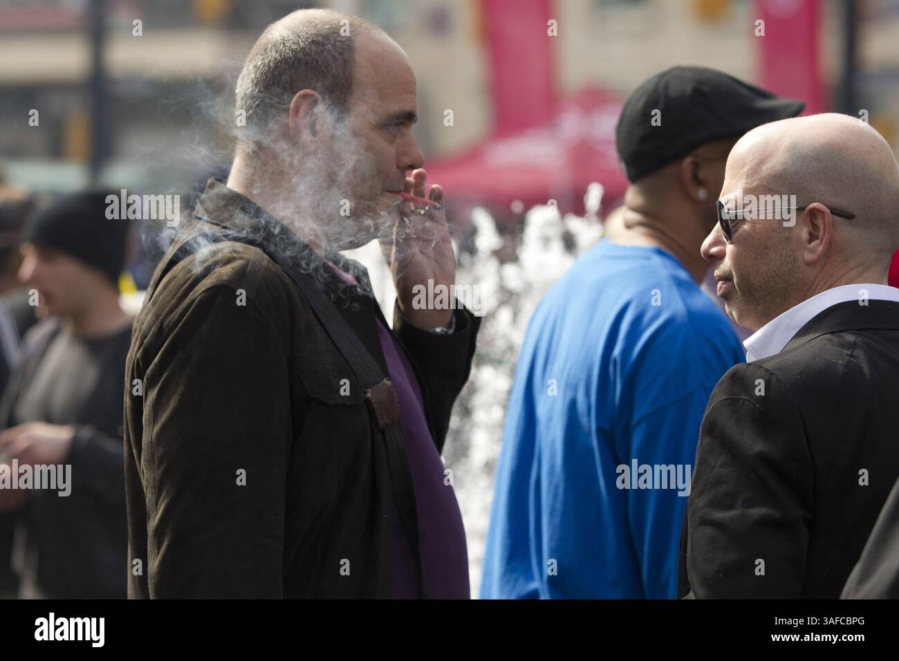 April 20, 2012 - Toronto, Toronto, Ontario - Several hundred fans of ...