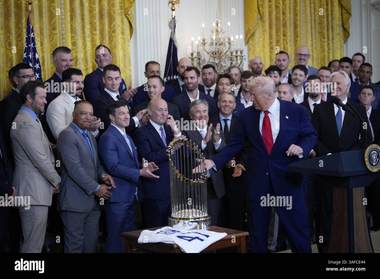 Washington, United States. 07th Apr, 2025. US President Donald Trump ...