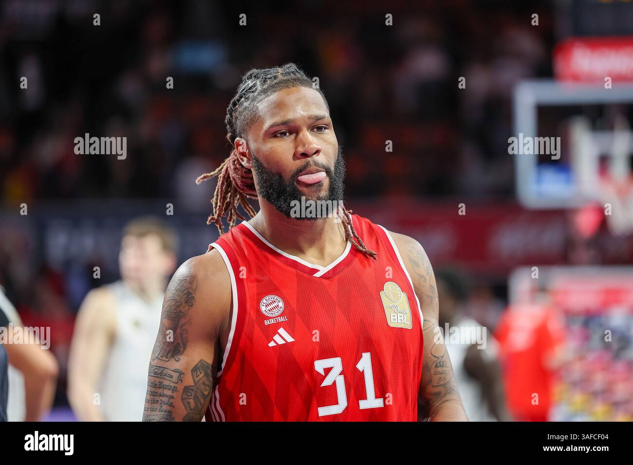 Devin Booker (FC Bayern Basketball, #31) nach dem Spiel, GER, FC Bayern ...