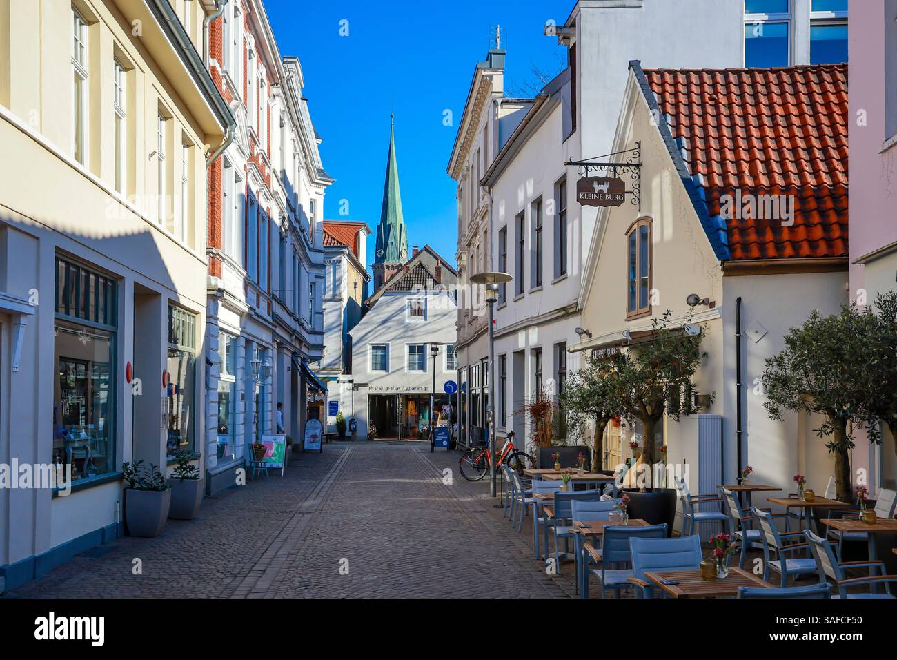 Oldenburg, Lower Saxony, Germany - Historic town centre, here the ...