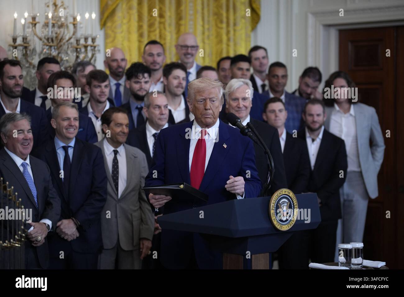 Washington, United States. 07th Apr, 2025. US President Donald Trump ...